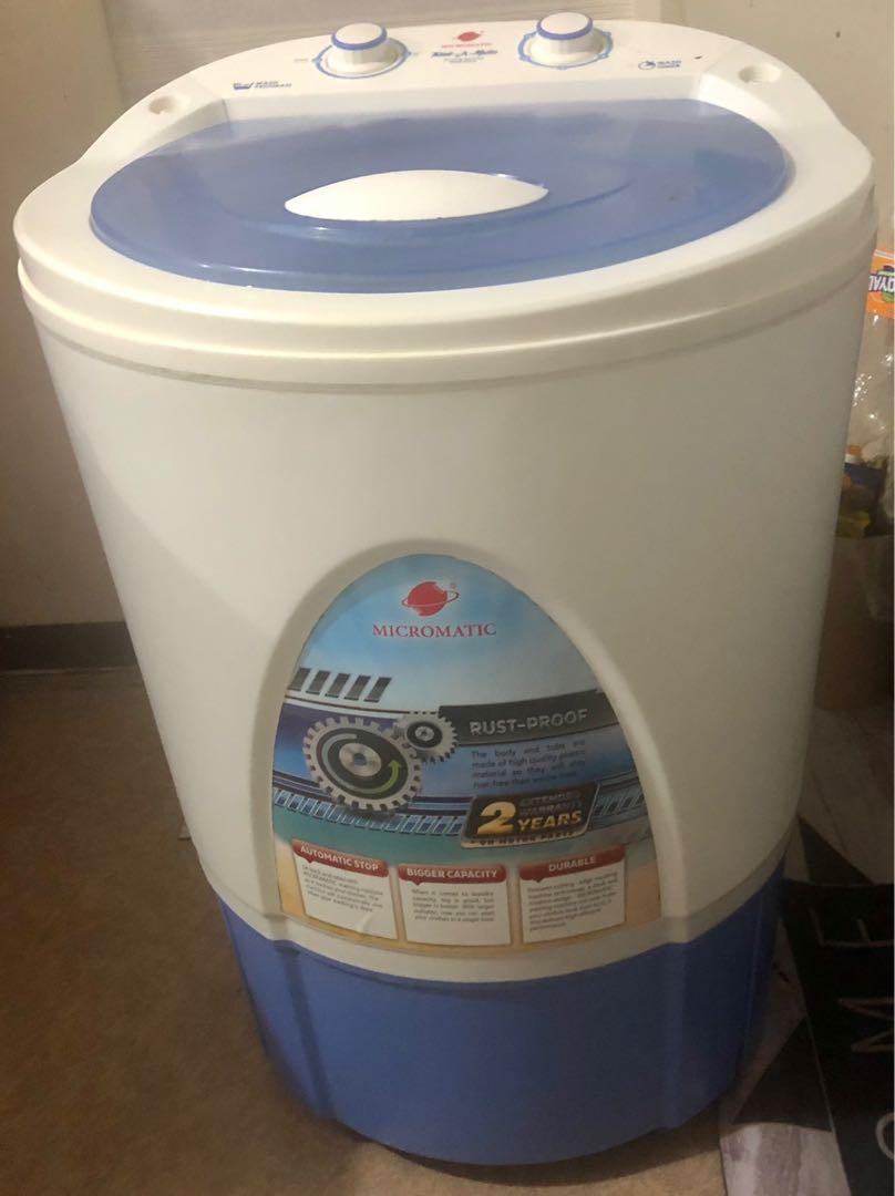 Micromatic Single Tub Washing Machine 8kg, TV & Home Appliances ...