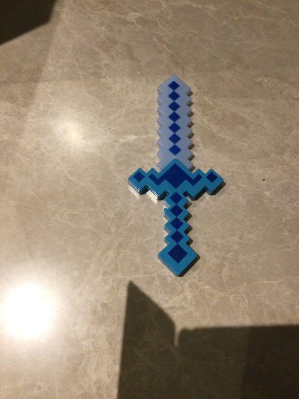 Minecraft light up sword with sound, Hobbies & Toys, Toys & Games on ...