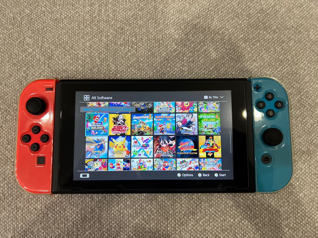 Modded Nintendo switch gen2 with 512gb sdcard, Video Gaming, Video Game ...