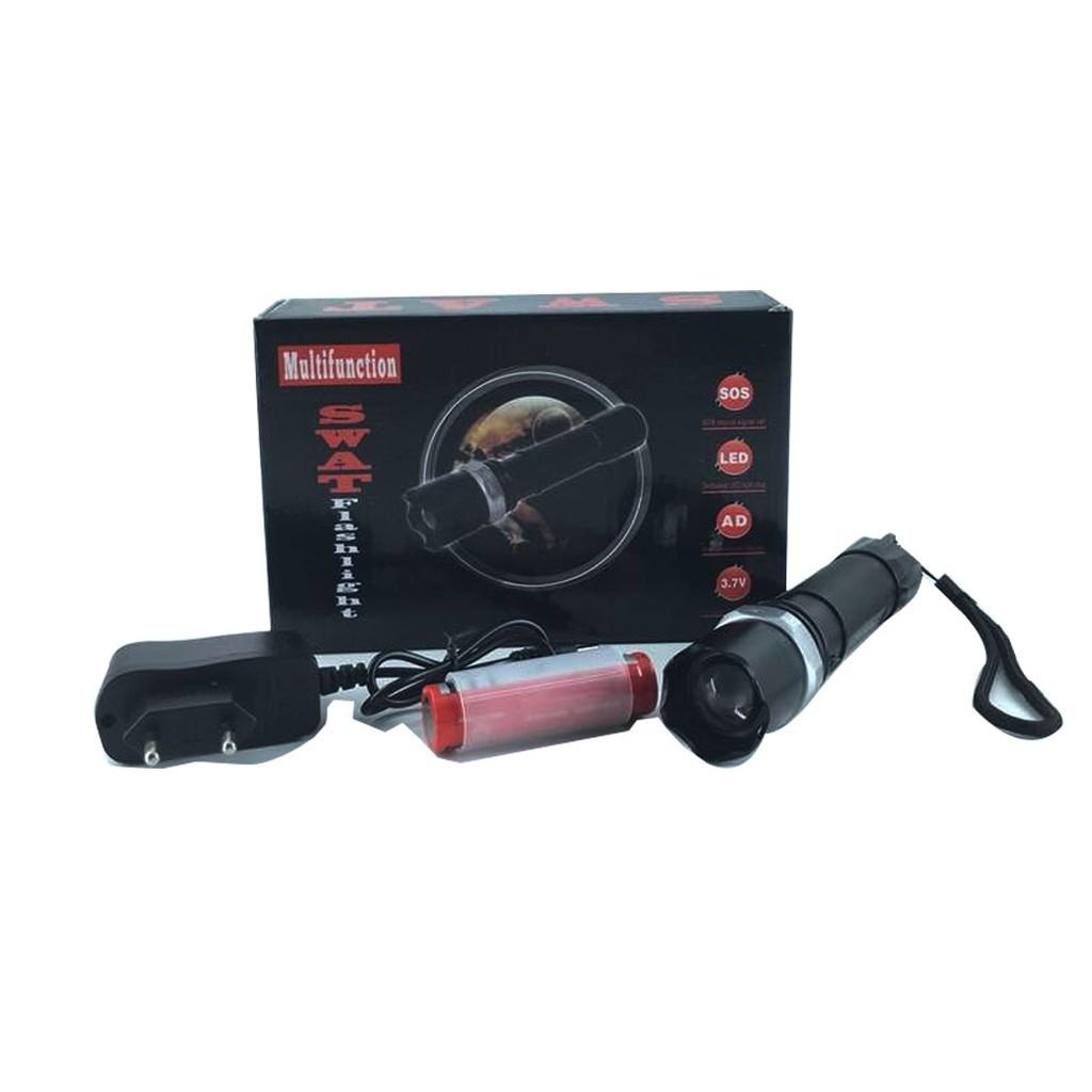 Multifunction SWAT Zoom Flashlight/Torchlight/LampuSuluh Rechargeable ...