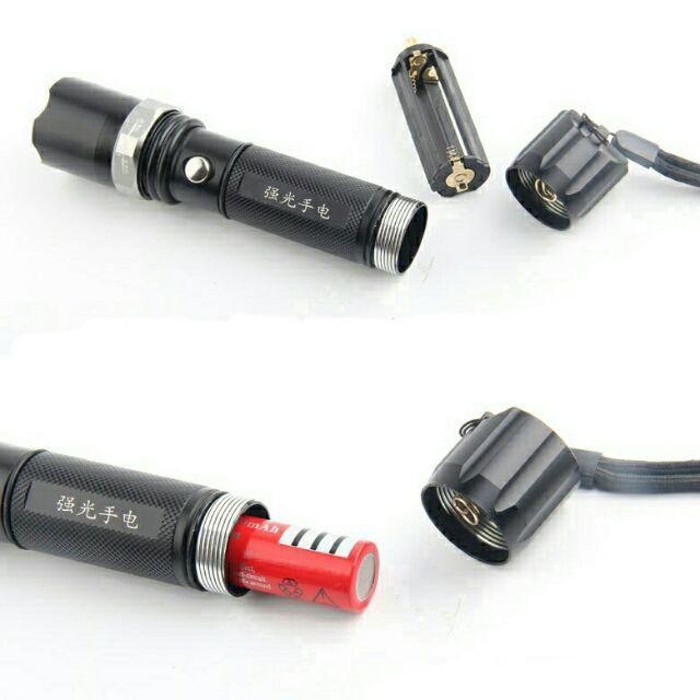 Multifunction SWAT Zoom Flashlight/Torchlight/LampuSuluh Rechargeable ...