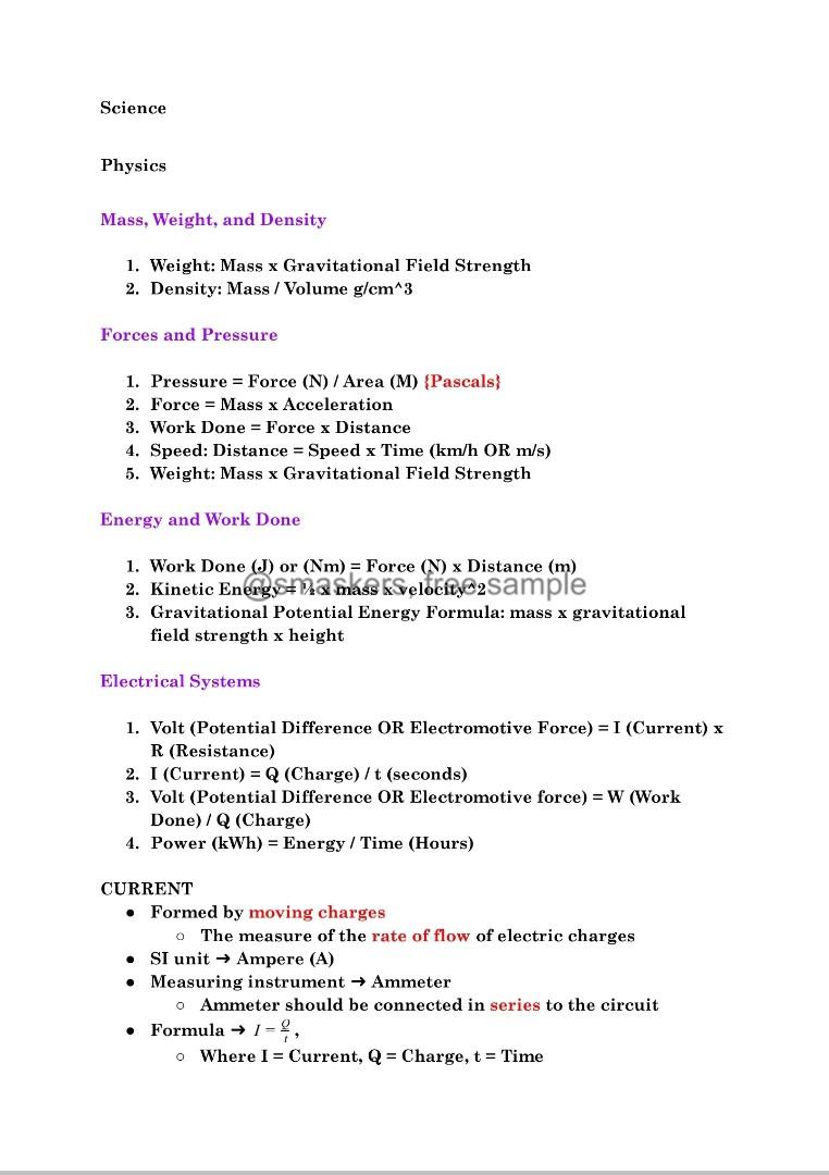 Online Sec 2 science notes, Hobbies & Toys, Books & Magazines ...