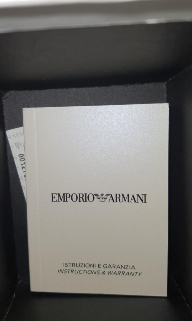 Original Emporio Armani Classic Chronograph, Men's Fashion, Watches ...