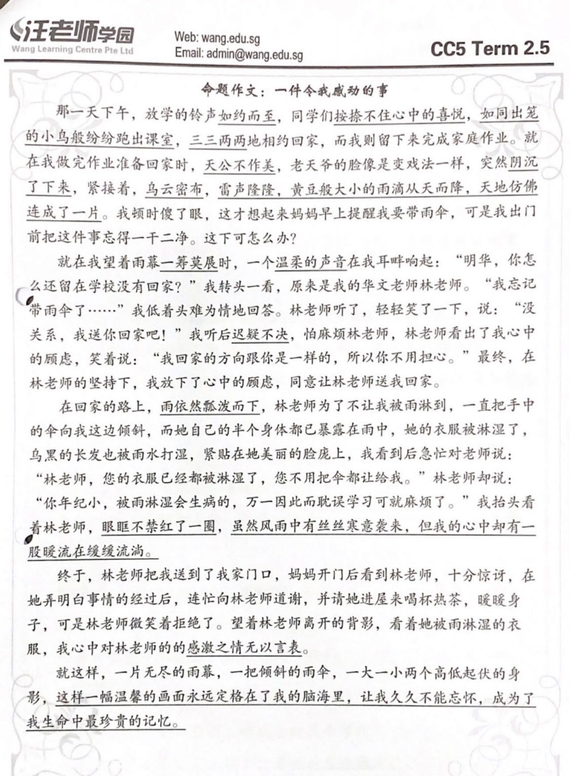 P5 Chinese model compositions - Wang Learning Centre, Hobbies & Toys ...