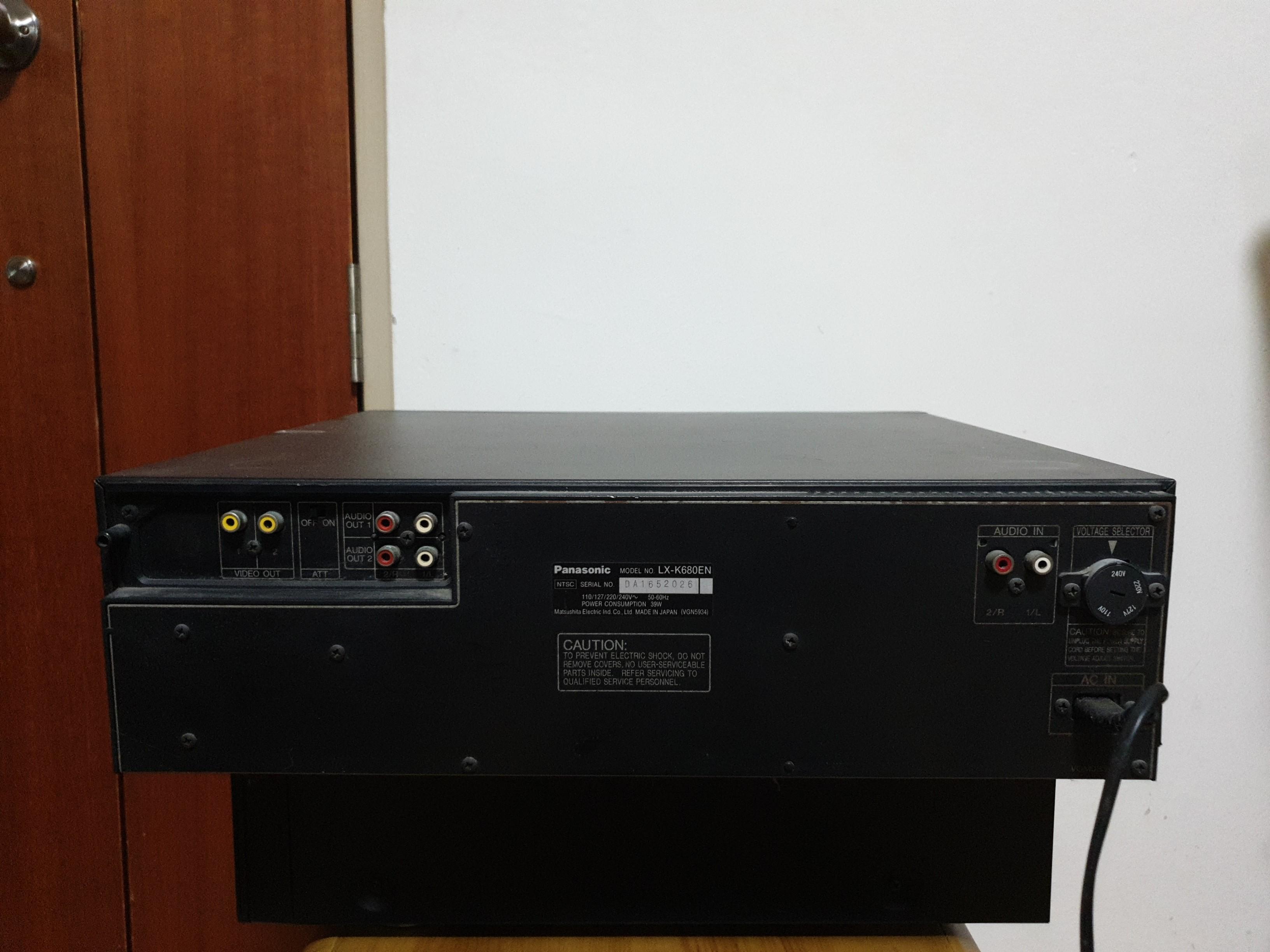 Panasonic Laser Disc LD Player, Audio, Soundbars, Speakers & Amplifiers on Carousell