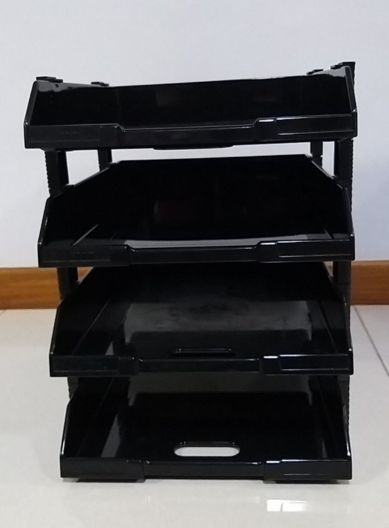 Paper Trays (2 tiers), Hobbies & Toys, Stationery & Craft, Stationery ...