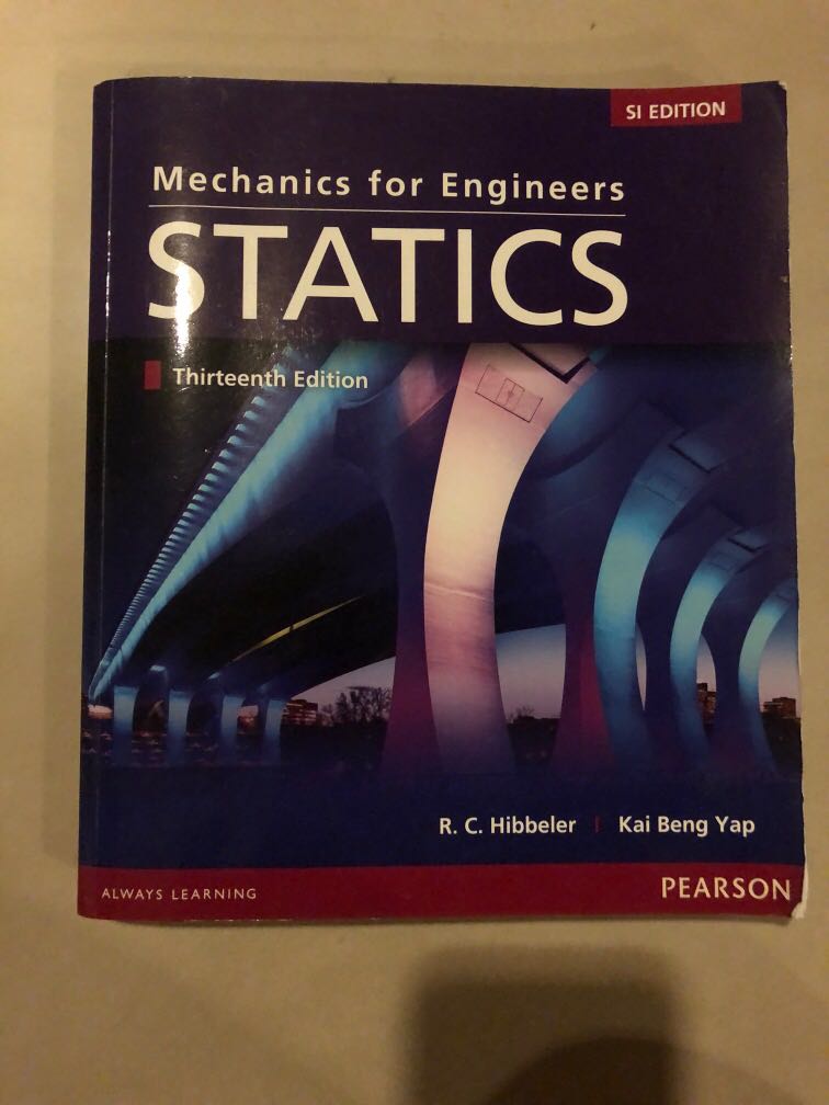 PEARSON Mechanics for Engineers Statics, Hobbies & Toys, Books ...