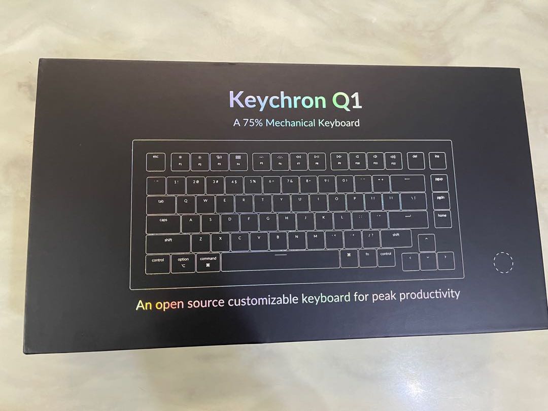 Q1 Keychron Barebone (Navy Blue), Computers & Tech, Parts & Accessories ...