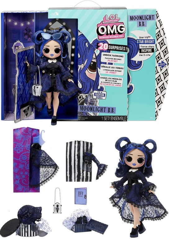 {READY STOCK} LOL Surprise OMG Moonlight B.B. Fashion Doll Dress Up ...