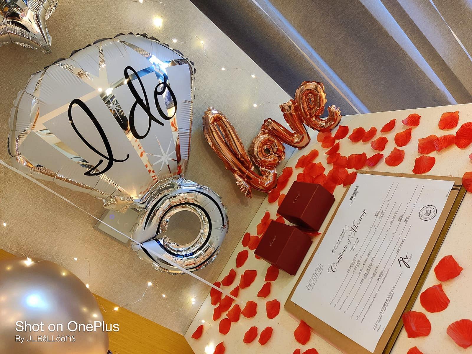 ROM Wedding Ceremony Decorations Balloon Helium Setup, Hobbies & Toys ...