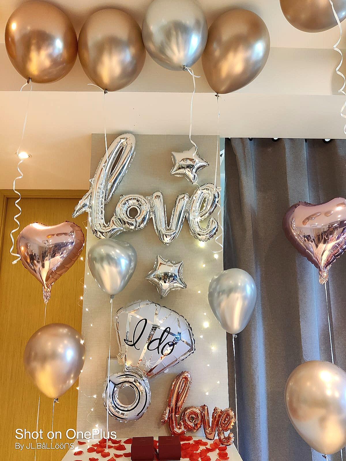 ROM Wedding Ceremony Decorations Balloon Helium Setup, Hobbies & Toys ...