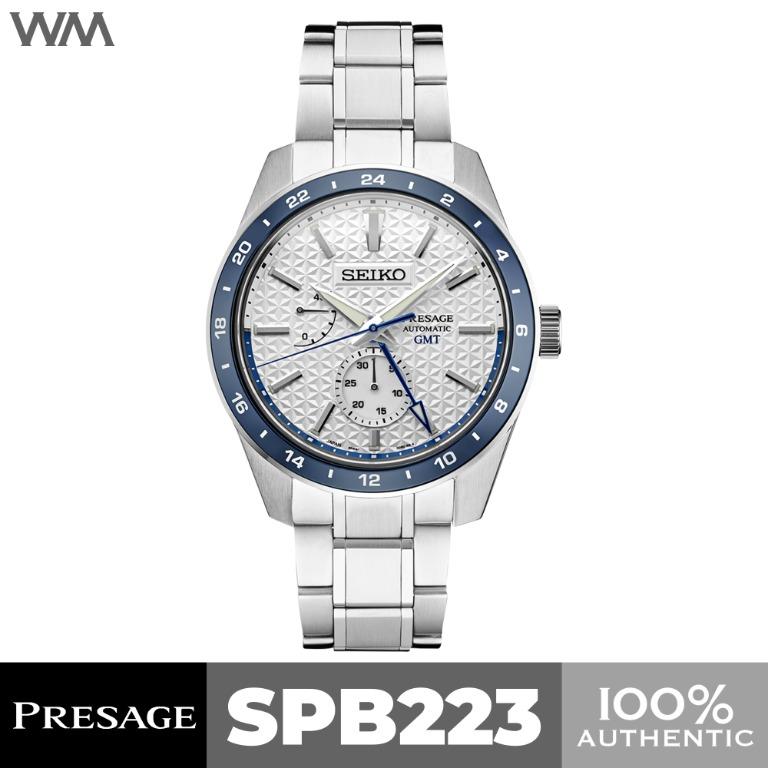 Seiko Presage Sharp Edge GMT 140th Anniversary Limited Edition ...