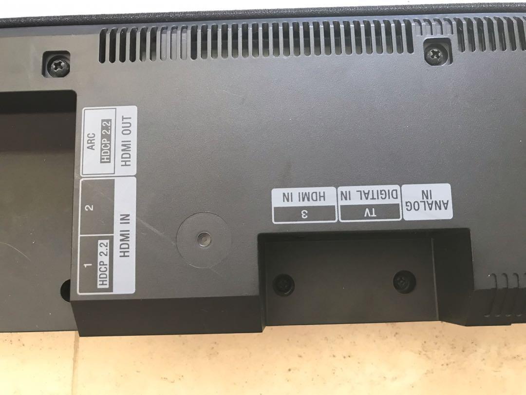 SONY CT780 SOUND BAR WITH WIRELESS ACTIVE SUBWOOFER, Audio, Soundbars ...