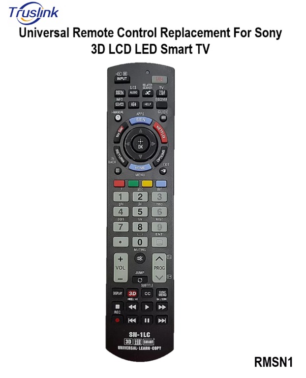 SONY Universal Remote Control for LCD LED SMART TV - Sony Universal TV ...