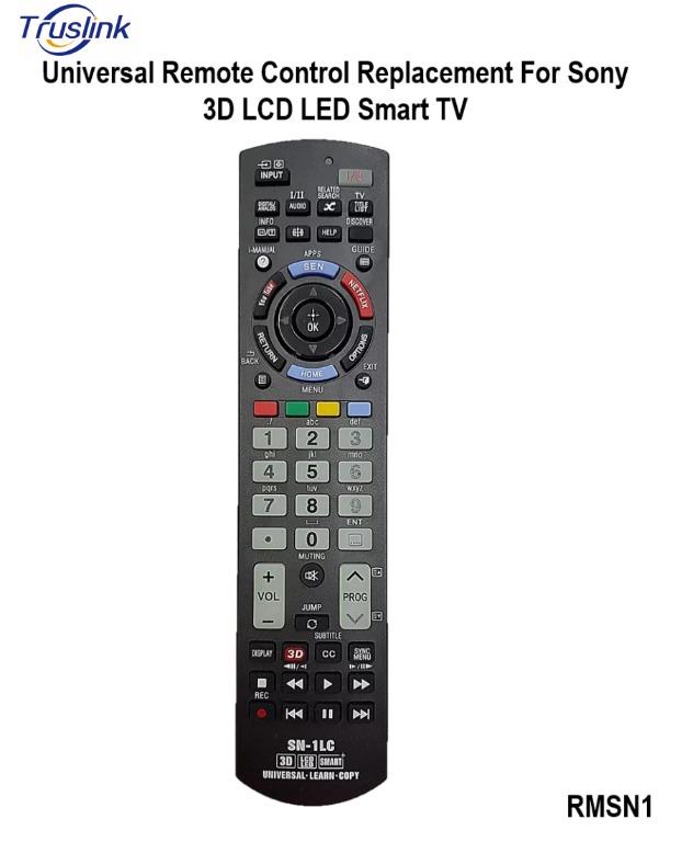 SONY Universal Remote Control for LCD LED SMART TV - Sony Universal TV ...