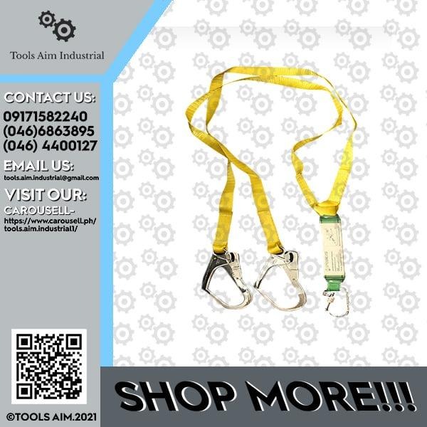 Spiderking Double Lanyard with Shock Absorber | Fall Protection | PPE ...
