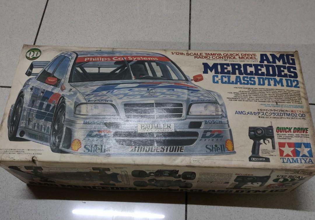 TAMIYA 1995 AMG MERCEDES C-CLASSDTM D2 1/12 SCALE TAMIYA QUICK DRIVE ...