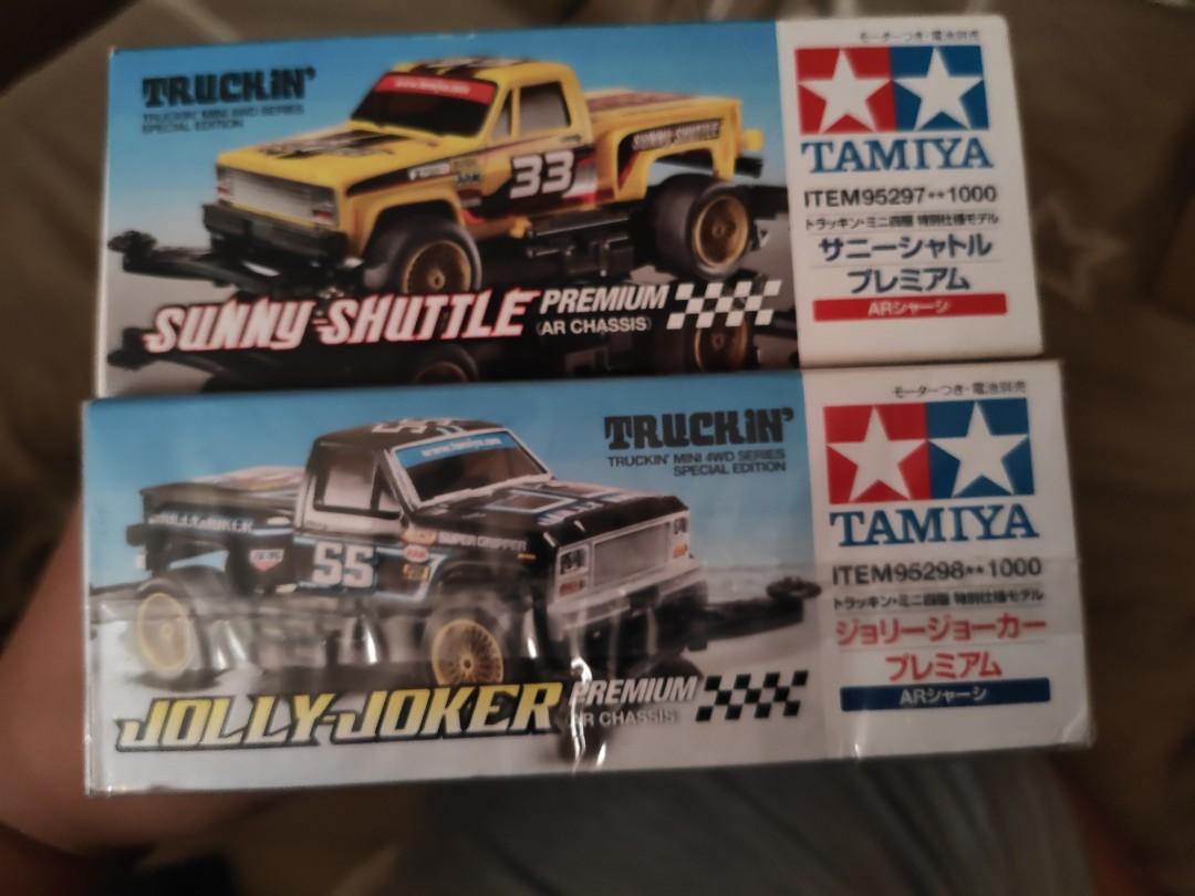Tamiya Mini 4wd Truck Jolly Joker and Sunny Shuttle Premium, Hobbies ...