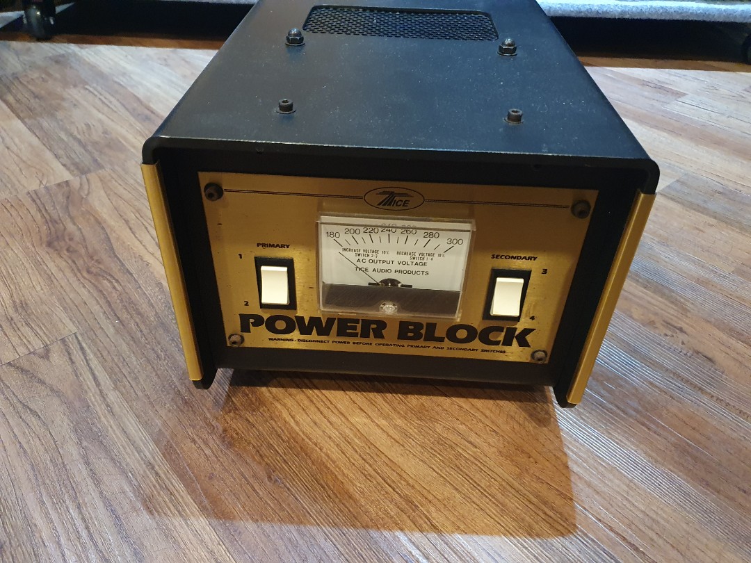 Tice Power Block Series ll power stabilizer, Audio, Soundbars, Speakers ...