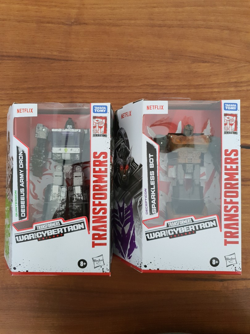Transformers War for Cybertron Netflix Quintesson Deseeus Army Drone ...