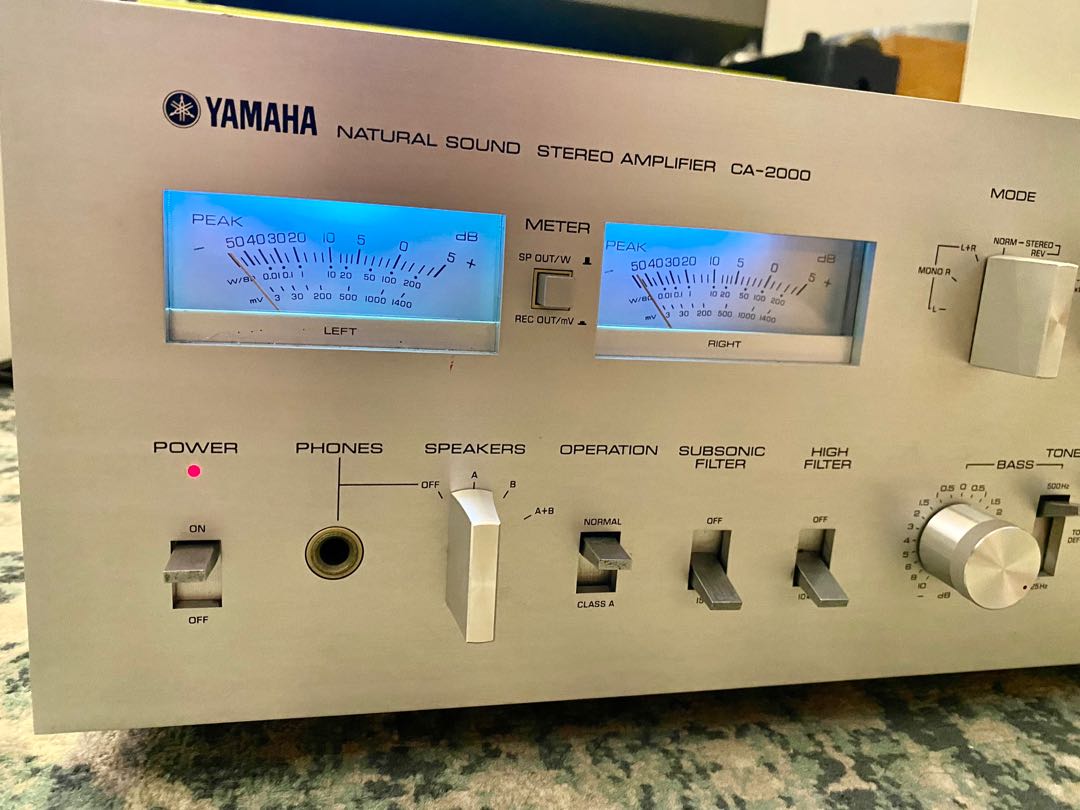 Vintage Yamaha Integrated Amplifier CA-2000 (Japan set, 100volt), Audio ...