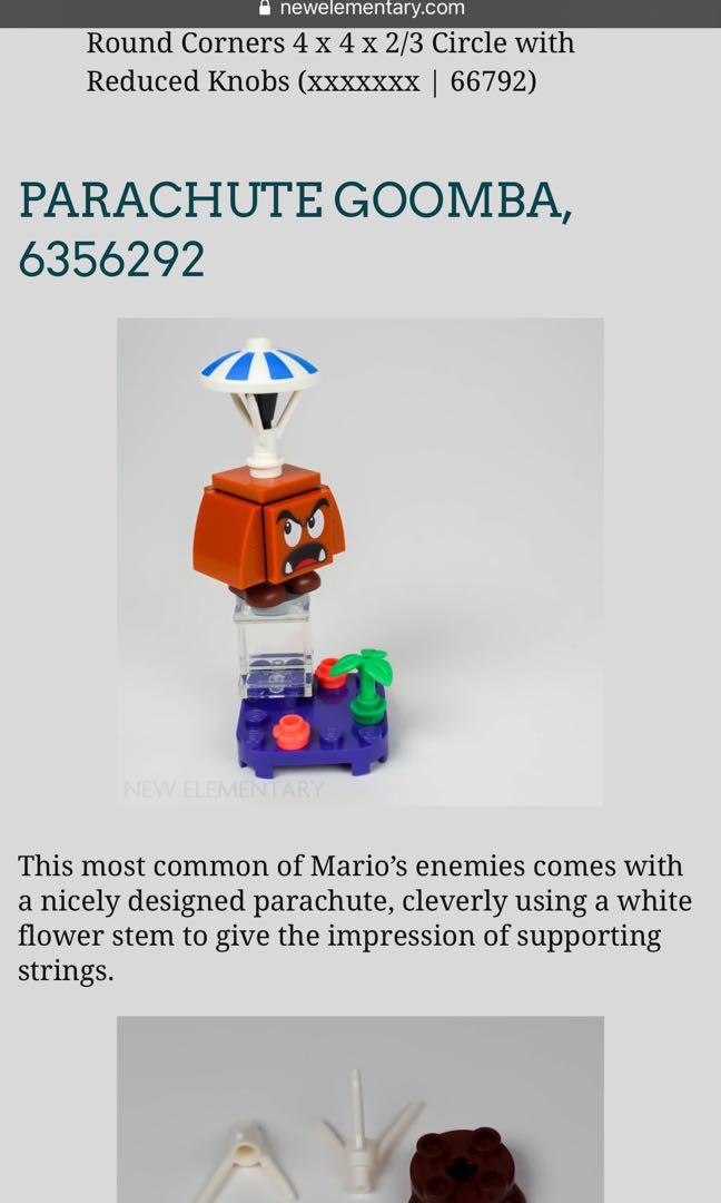 71386 Lego super Mario blind bag - parachute goomba, Hobbies & Toys ...