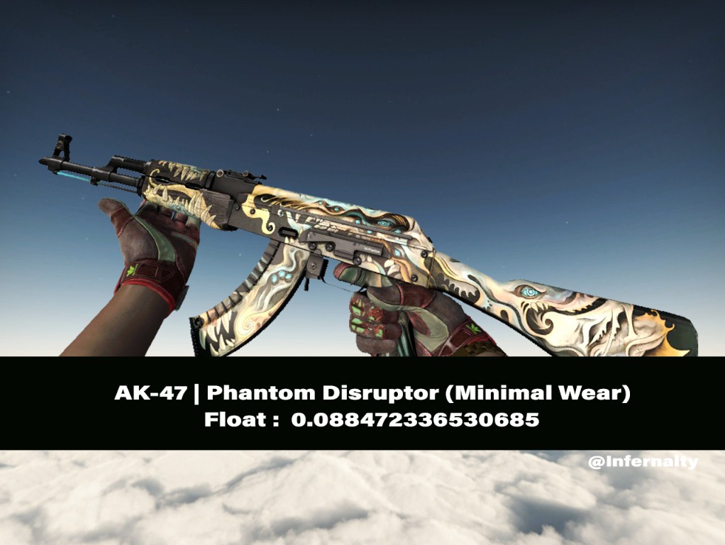 90.08FV) AK-47 Phantom Disruptor MW CSGO SKINS KNIVES, Video Gaming ...