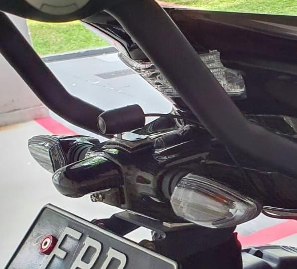 Aerox 155 Rear Signal Light & License plate light Carbon Kevlar ...