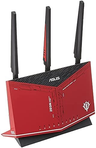 ASUS RT-AX86U(GUNDAM) Zaku II Edition AX5700 Dual Band WiFi 6 Gaming ...