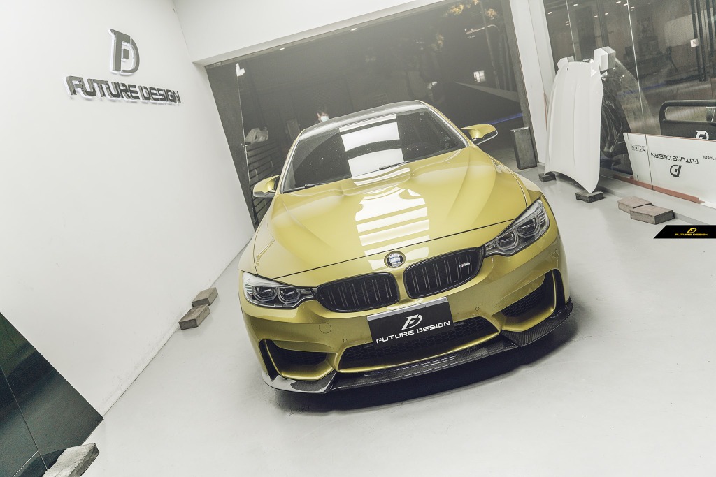 BMW F82 M4 F80 M3 Future Design Carbon Fiber Varis Front Lip PSM Rear ...