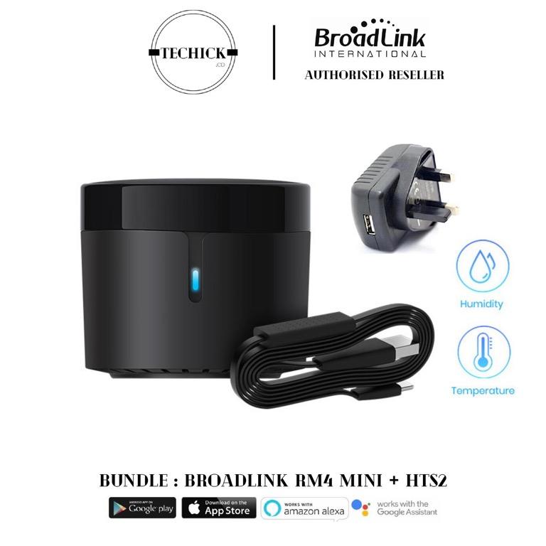 Broadlink RM4 Mini, Universal Remote Controller, IR Blaster, with FREE ...