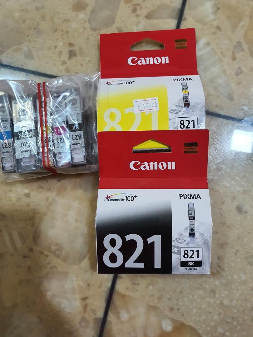 CANON Pixma Ink MX876 Color 821 & 820, Computers & Tech, Printers ...