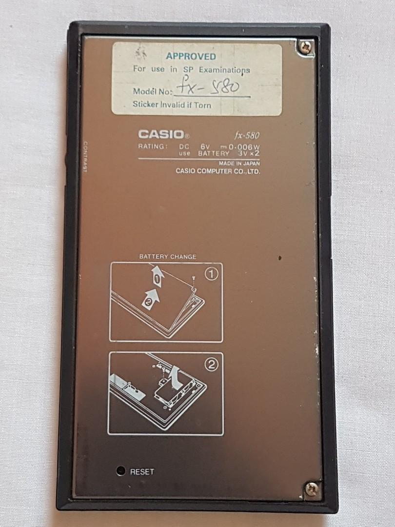 Casio fx-580 Scientific Calculator, Hobbies & Toys, Stationery & Craft ...