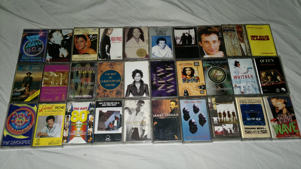 Cassette Tapes Assorted New Wave Genre, Hobbies & Toys, Music & Media ...