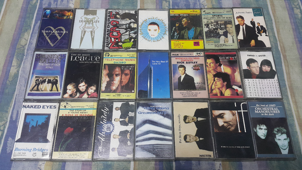 Cassette Tapes New Wave Collection, Hobbies & Toys, Music & Media ...