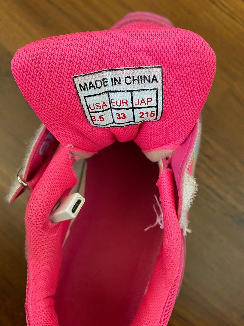 Chargeable lightning wheel shoes for kids., Babies & Kids, Babies ...