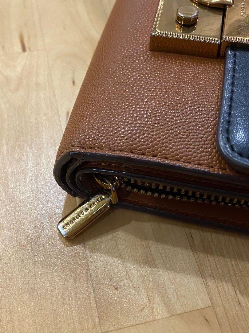 Charles and Keith Push-Lock Wallet, Women's Fashion, Bags & Wallets ...