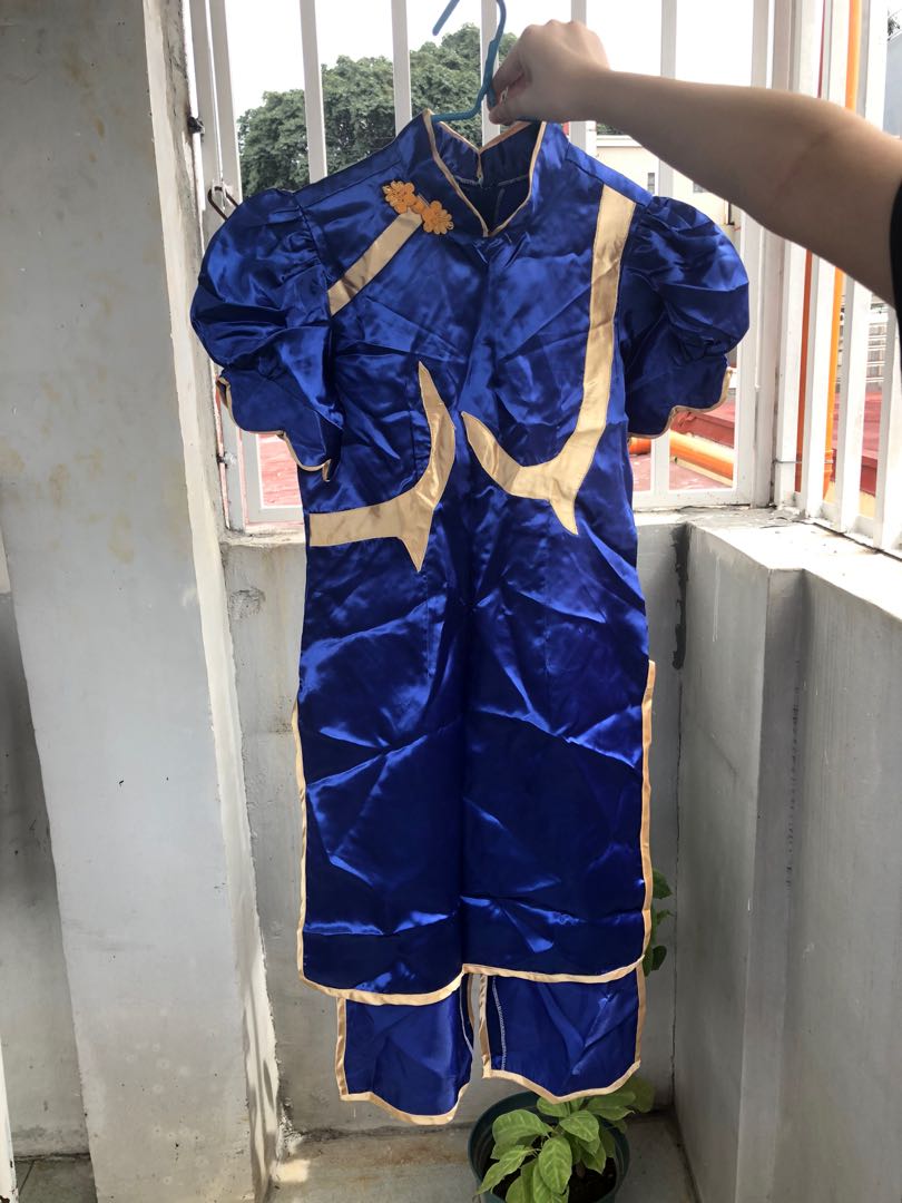 Chun li costume, Babies & Kids, Babies & Kids Fashion on Carousell