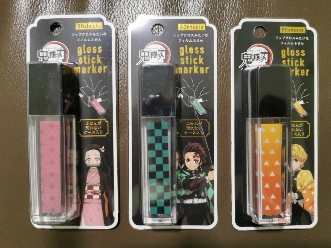 Demon Slayer Gloss Stick Marker/Sticky Memo Notes, Hobbies & Toys ...