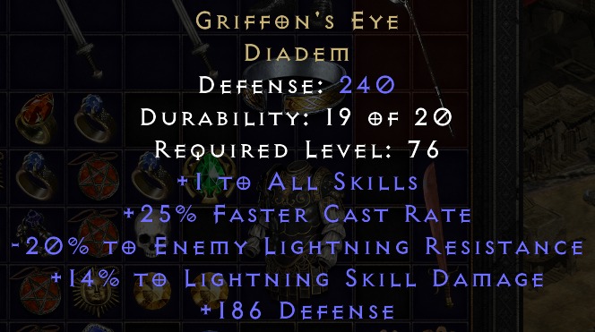 Diablo 2 Resurrected : Griffon's Eye, Video Gaming, Video Games, Others ...