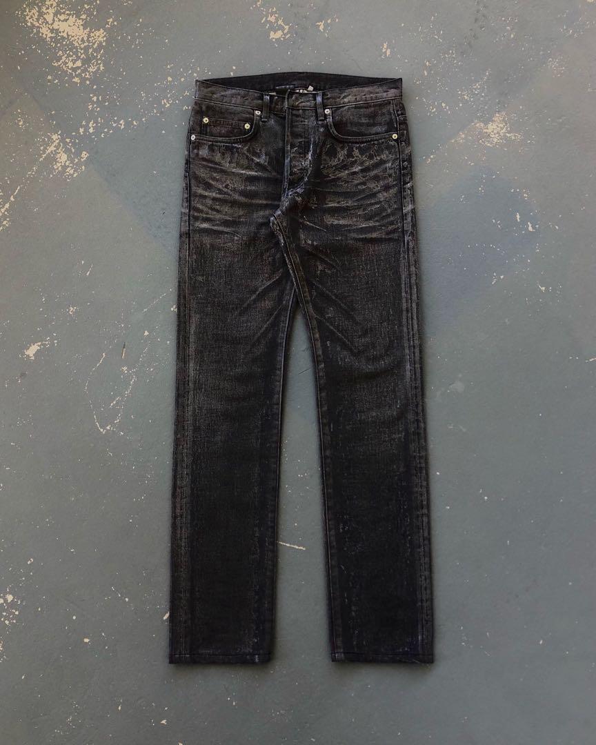 Dior Homme '07 "Luster" Reissued Waxed Denim Jeans, Men's Fashion ...