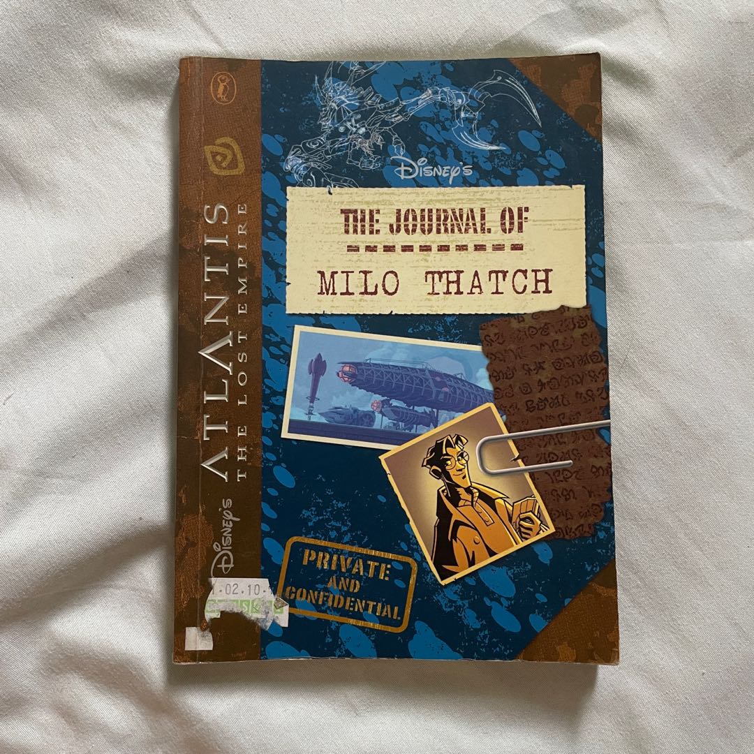 Disney The Journal of Milo Thatch Atlantis The Lost Empire Books for ...