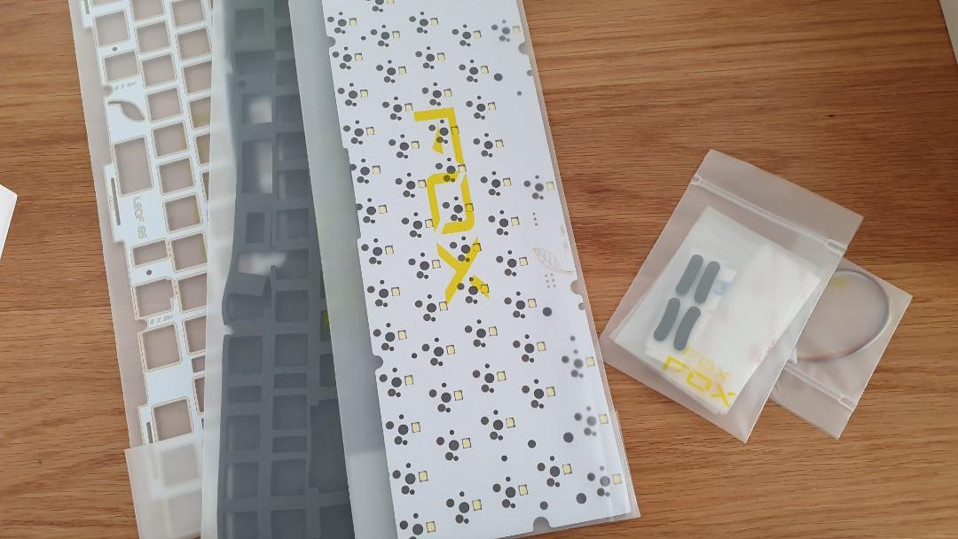 Fox Lab Leaf 65 custom mechanical keyboard, Computers & Tech, Parts ...