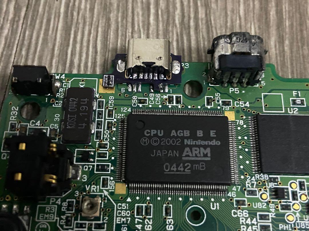 GBA SP USB C MOD CHIP (GAMEBOY ADVANCE SP USB-C), Video Gaming, Video ...