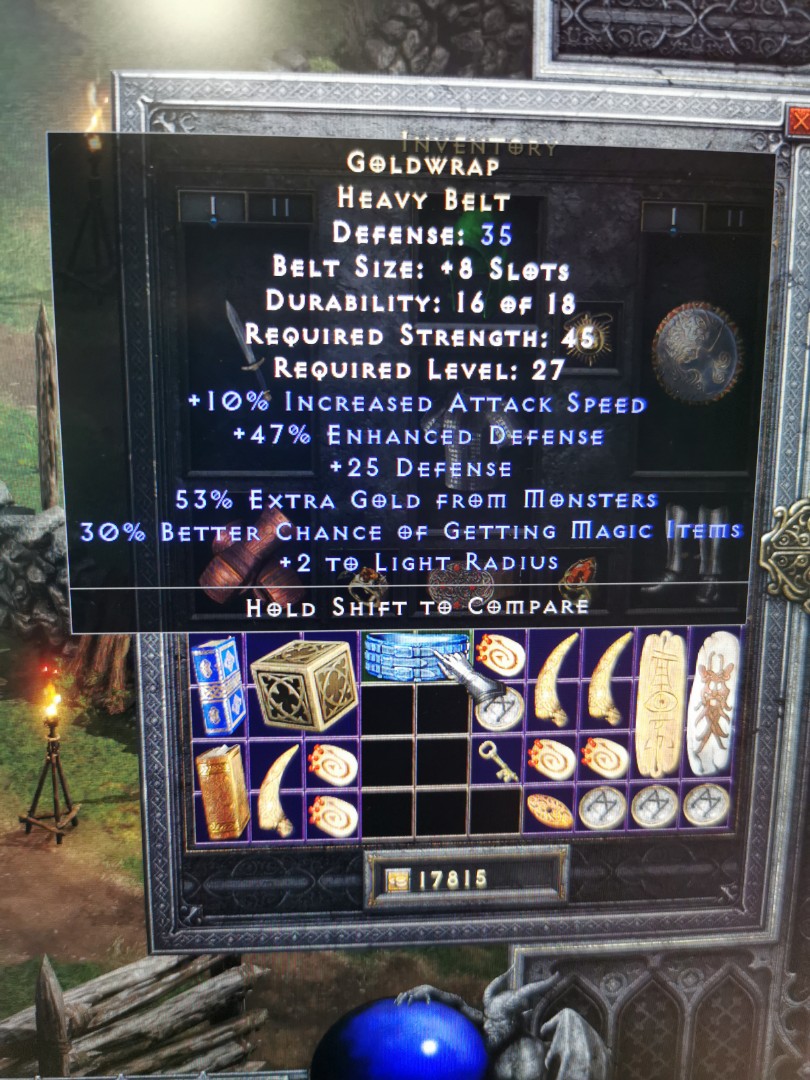 Gold wrap diablo 2 resurrected d2r, Video Gaming, Gaming Accessories ...