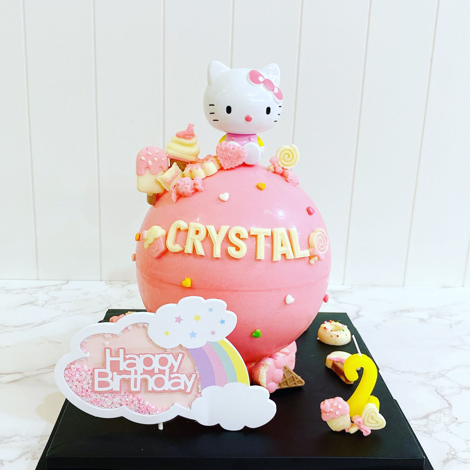 Hello Kitty knock knock / pinata cake, Food & Drinks, Homemade Bakes on ...