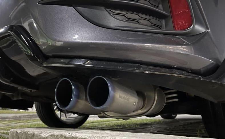 Honda Civic FC Rear diffuser in CF / Glossy black civicx 10Th Gen Fc1 ...