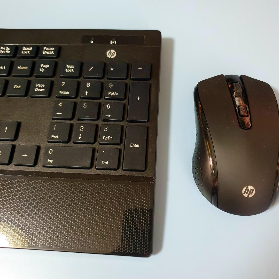 HP CS900 wireless mouse and keyboard set, Computers & Tech, Parts ...