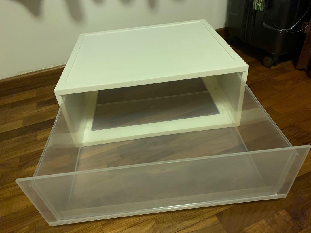 IKEA transparent drawer, Furniture & Home Living, Furniture, Shelves ...