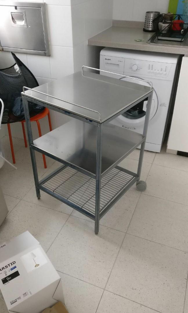 Ikea Udden Kitchen Island trolley, Furniture & Home Living, Kitchenware ...
